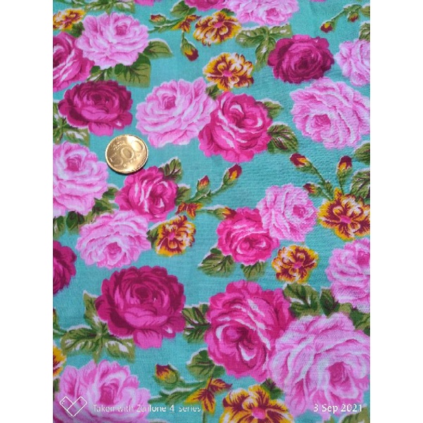 Jual Kain Katun Katun Bunga Shabby 1/4m (-+50*57cm) | Shopee Indonesia