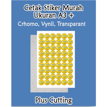 Jual Stiker, cetak stiker, A3, kromo, vinyl, cutting, stiker murah ...