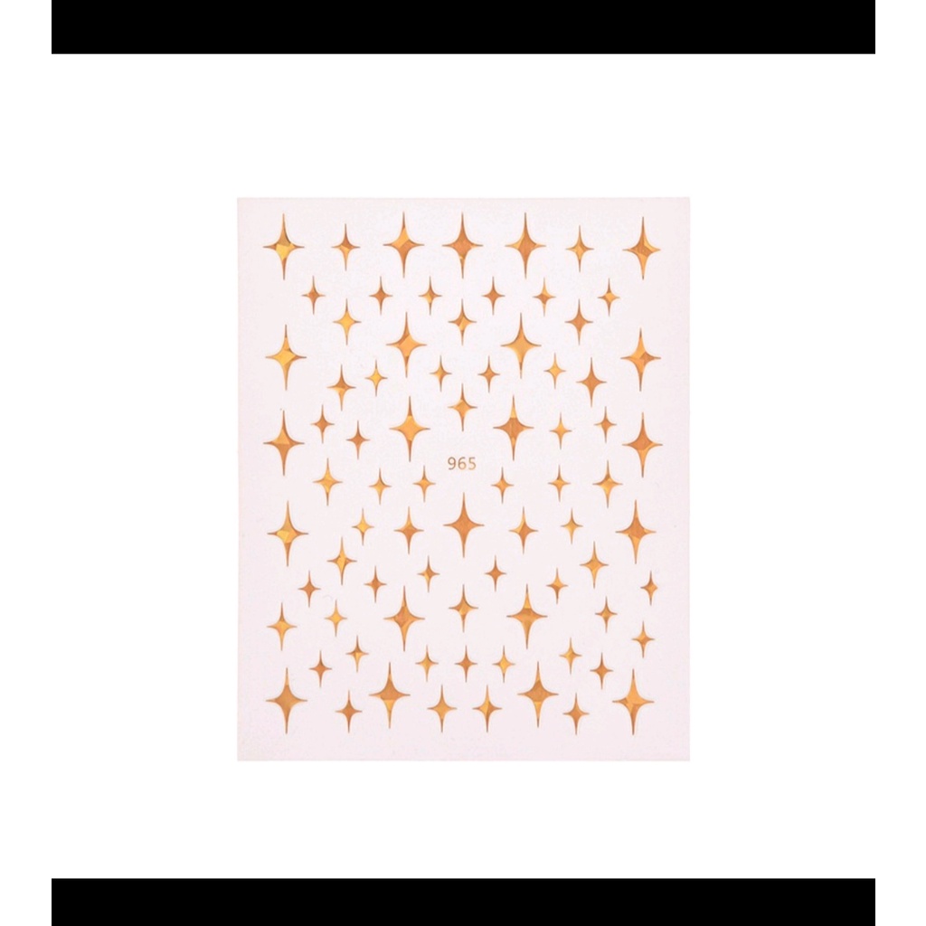 Jual SPARKLE stiker kuku nail art anak dewasa motif sparkle star ...