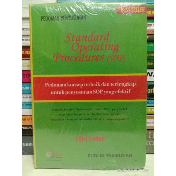 Jual PEDOMAN PENYUSUNAN STANDARD OPERATING PROCEDURES ( DOP ) EDISI KEDUA RUDI M.TAMBUNAN ...