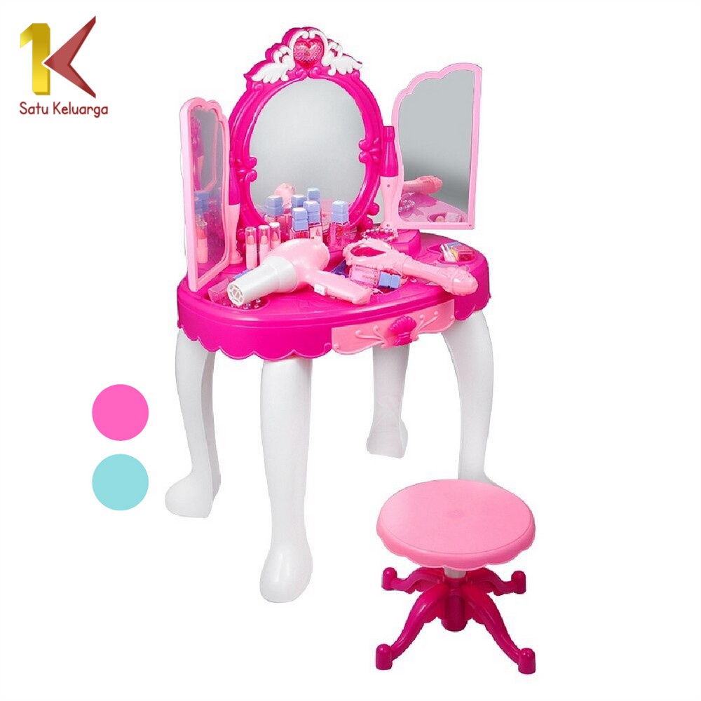 Jual Satu Keluarga Meja Rias Princess M32-33 Mainan Anak Perempuan ...