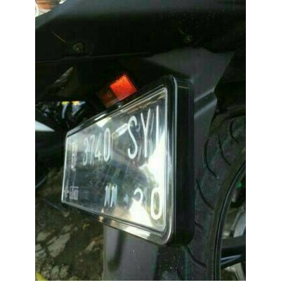 Jual Cover plat nomor motor model kotak datar / rata | Shopee Indonesia