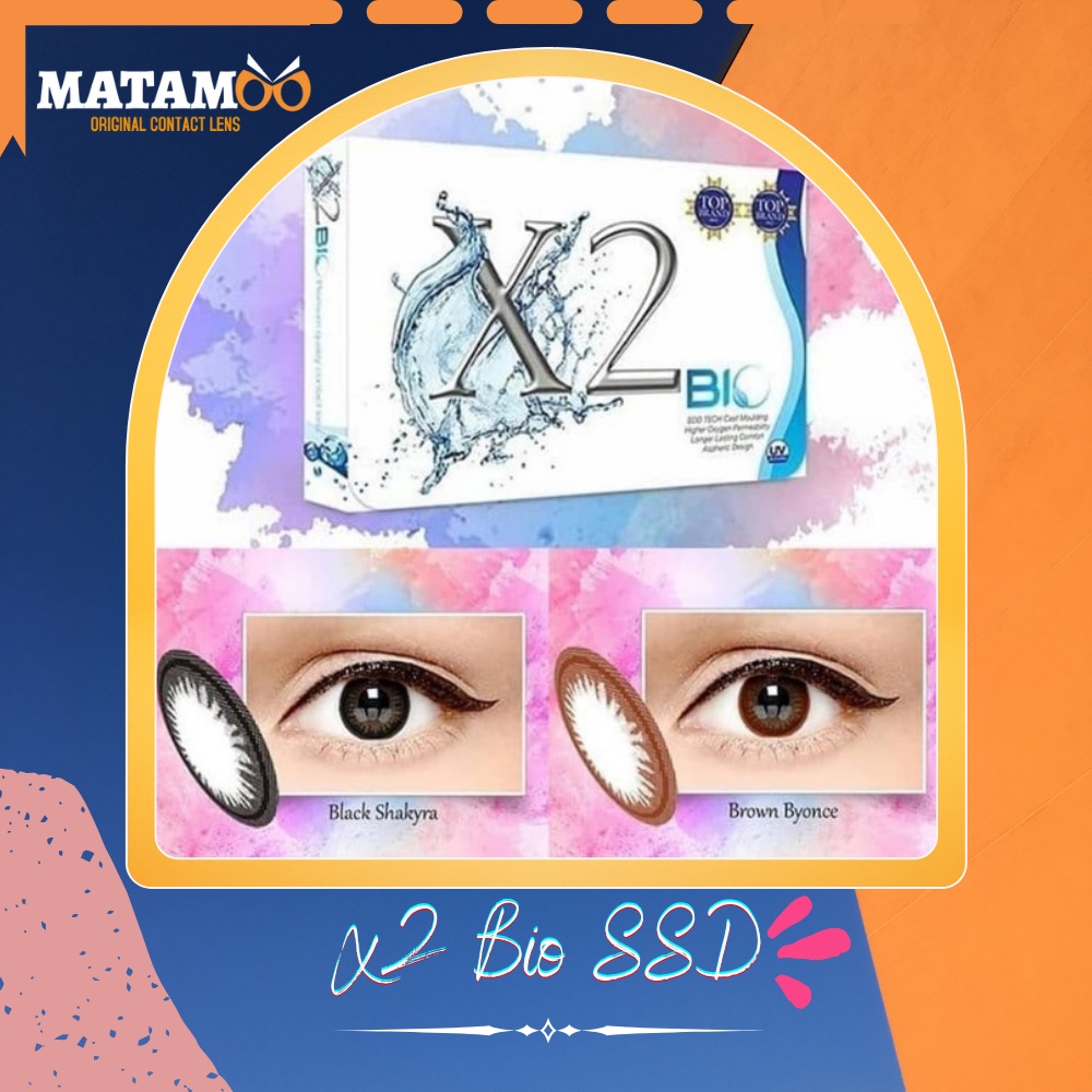 Jual (COD) SOFTLENS X2 BIO SDD - BROWN BEYONCE 0.00 s.d - 6.00 | Shopee ...