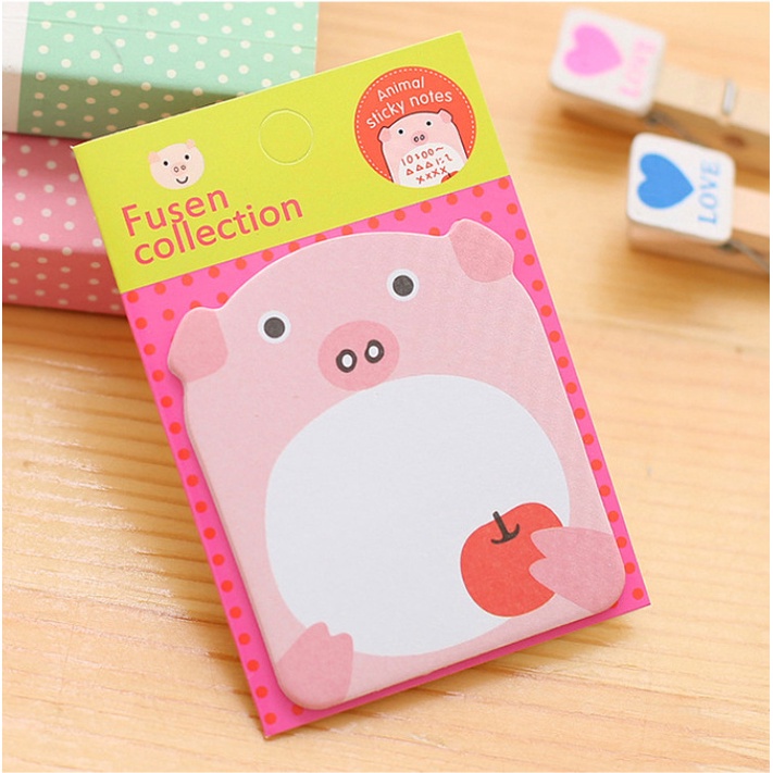 Jual APEN Sticky Note Motif Hewan Tempelan Kertas Catatan Memo Notes ...