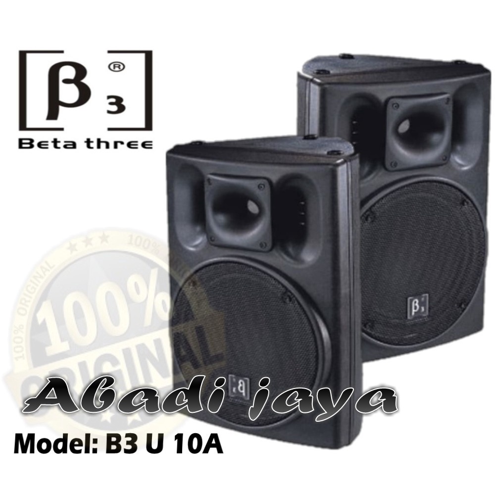 Jual speaker aktif beta 3 u10a u 10a u10 a 10 inch 2 buah original | Shopee Indonesia