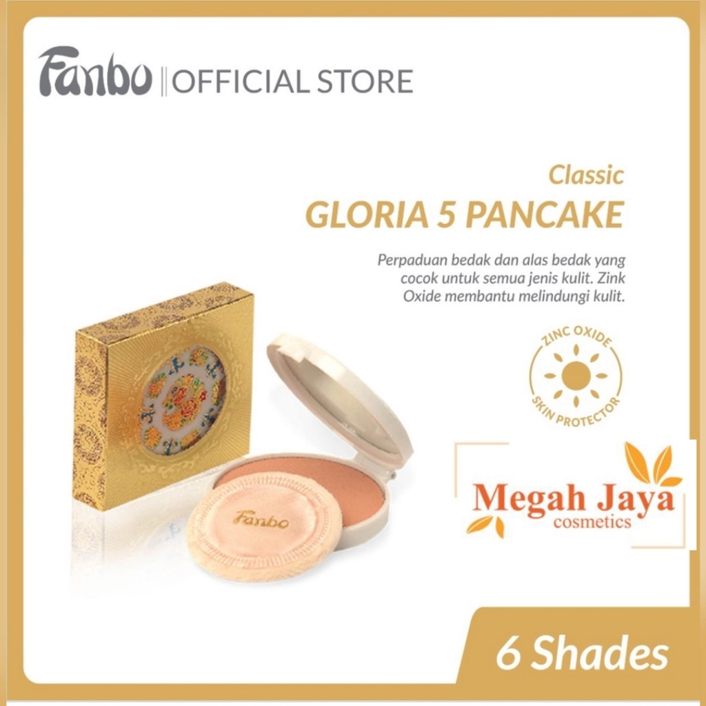 Jual 1PC FANBO BEDAK GLORIA PANCAKE 22,5G@MJ | Shopee Indonesia