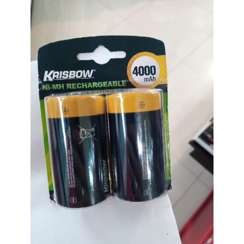 Jual BATRE / BATTERY / RECHARGEABLE / CAS / KRISBOW TIPE D | Shopee ...
