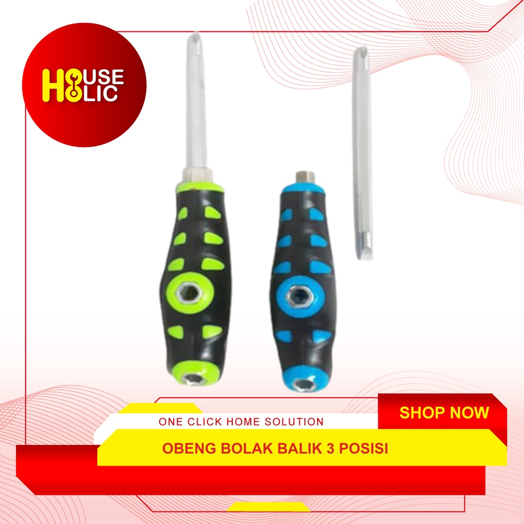 Jual Obeng T BB / Obeng Bolak Balik Model T 3 Way 3 Posisi Multifungsi ...