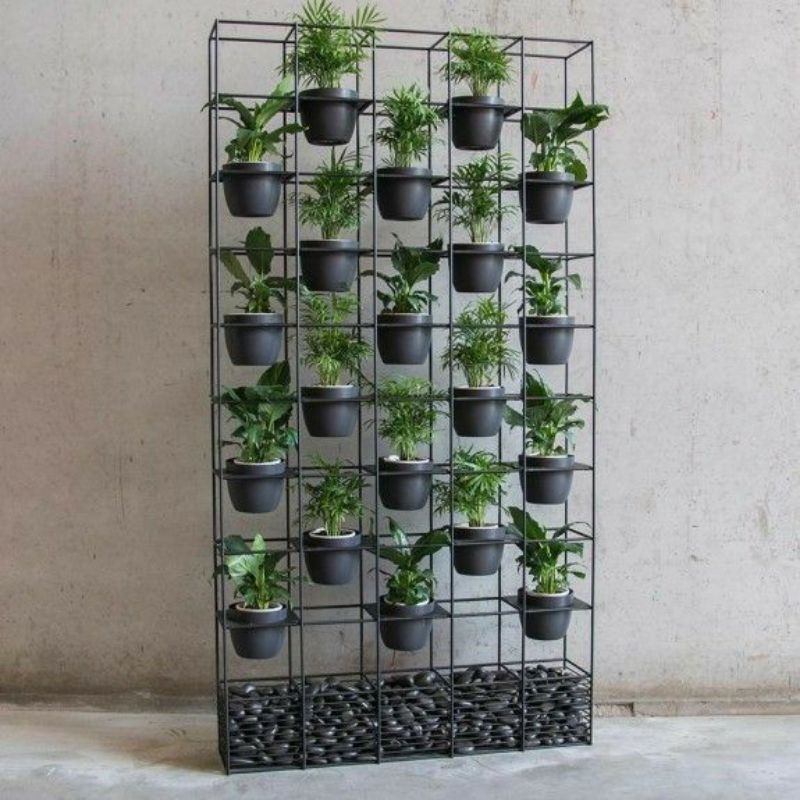 Jual Tempat pot besi Vertical garden Rak vertikal rak besi ke atas rak ...