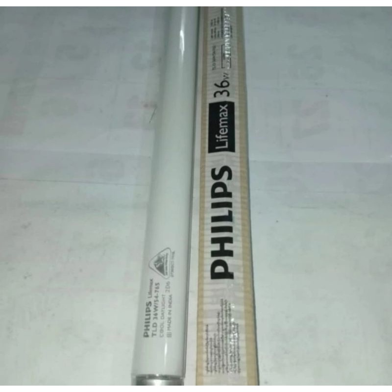 Jual Lampu TL Neon Panjang 36Watt Lifemax 120cm Sinar Putih/WARMWHITE Philips | Shopee Indonesia