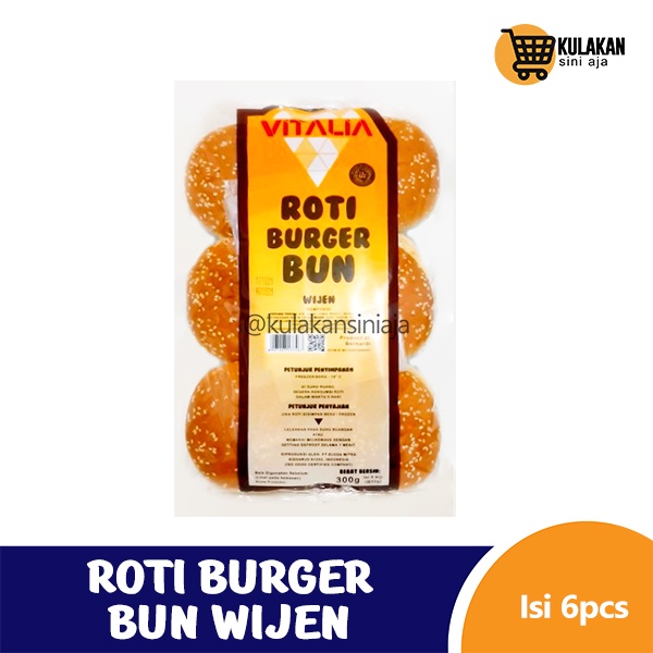 Jual Vitalia Roti Burger Bun Wijen | Shopee Indonesia