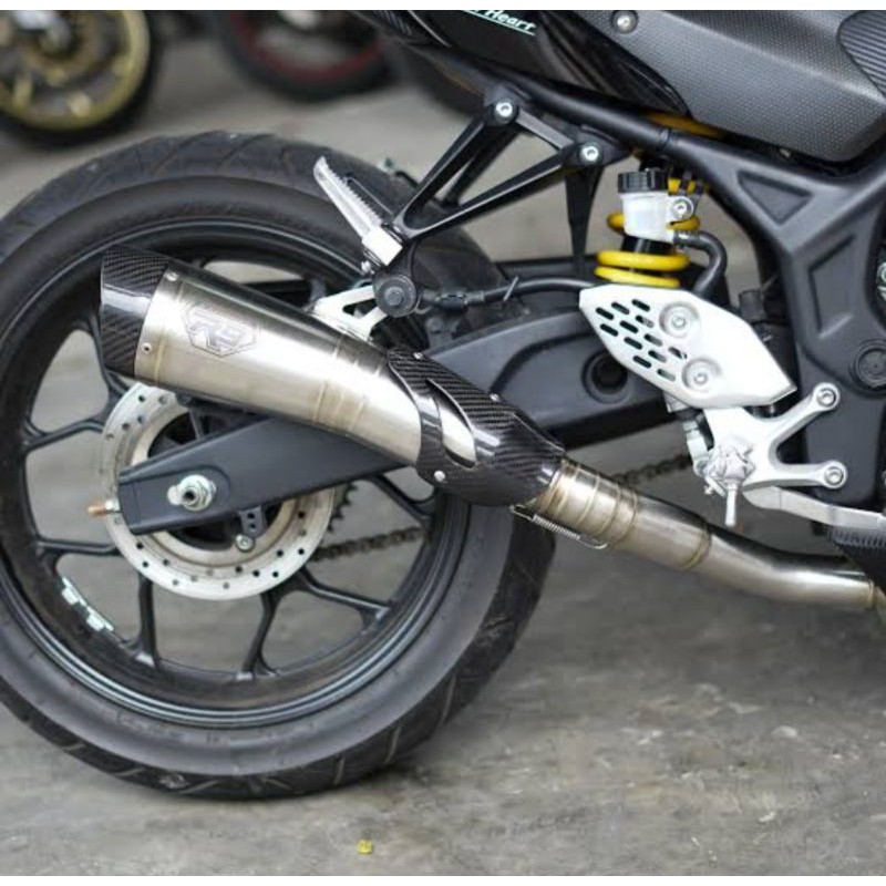 Jual knalpot R9 new H2 series ss R25 knalpot R9 original R25 | Shopee ...