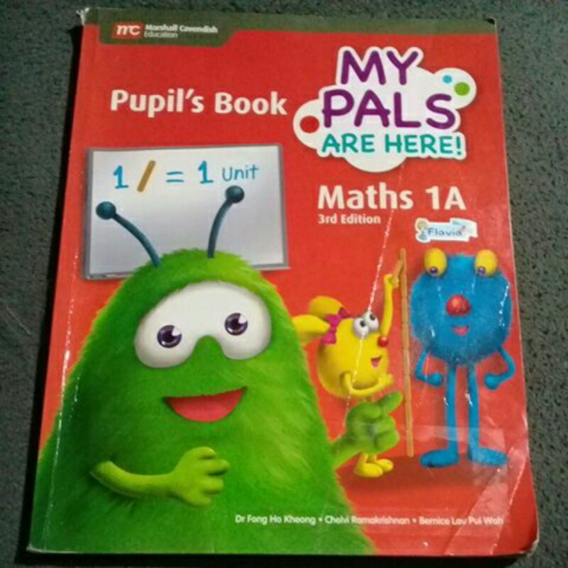 Jual Pupil's Book MY PALS Are Here MATHS 1A + Workbook 1A/1set ...
