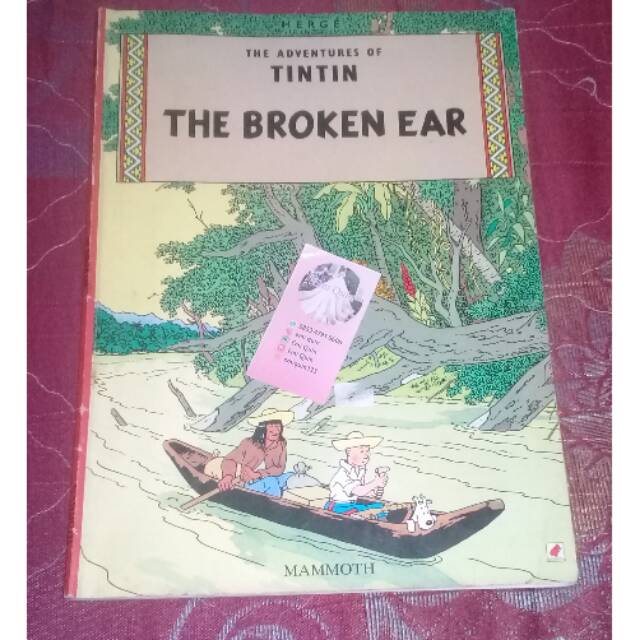 Jual The Adventures of Tintin - Thr Broken Ear Mammoth - Komik Tintin ...