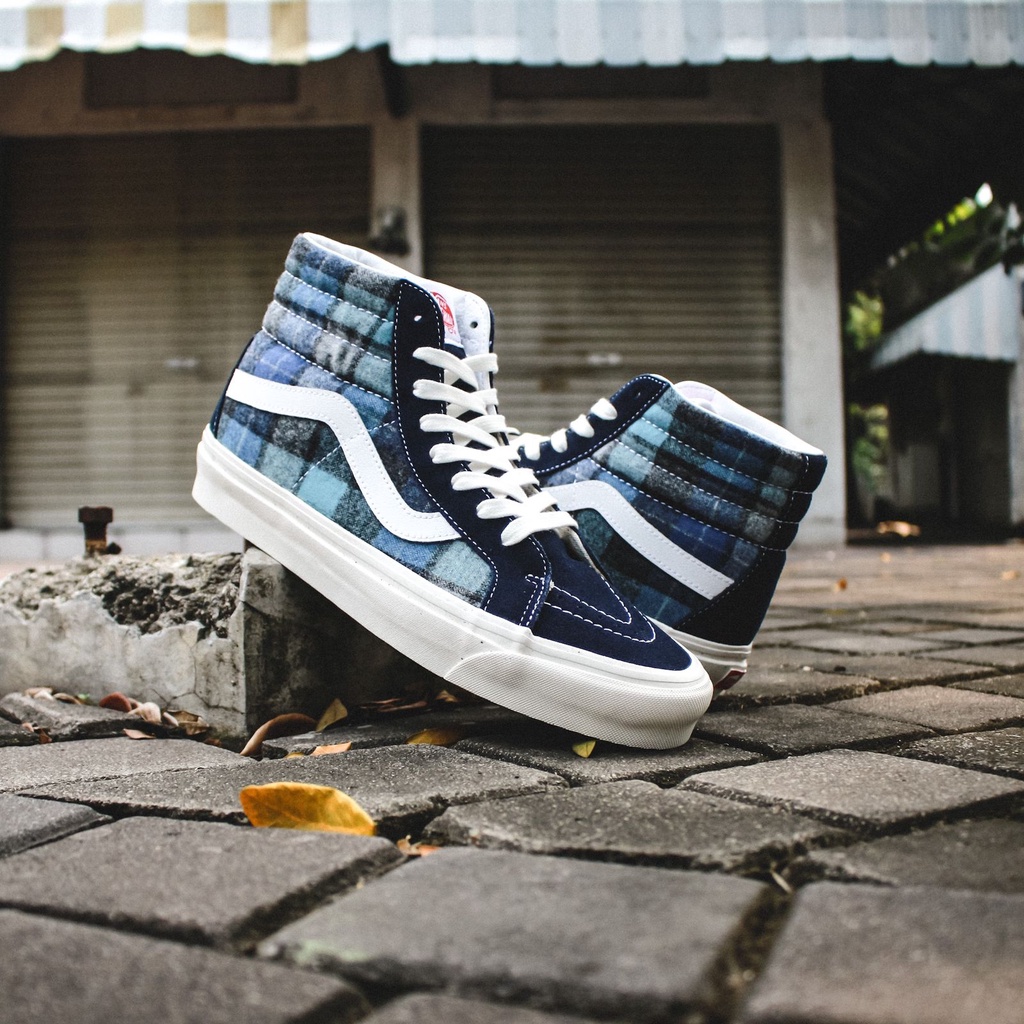 Jual Vans X Pendleton Sk8-Hi Anaheim 38 DX BEACH BOY PLAID Original ...