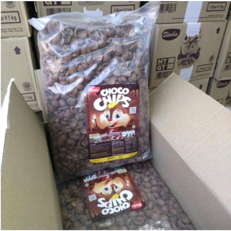 Jual Simba Choco Chips isi 2kg atau 2 kilo (packing dussan) | Shopee ...