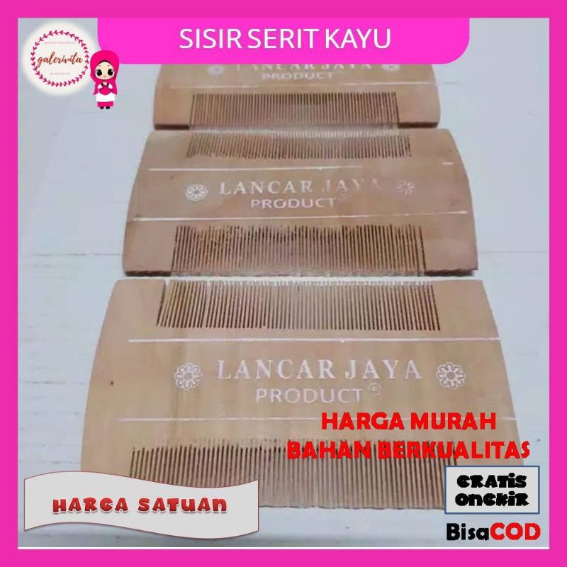 Jual Serit Kutu Tradisonal/Sisir Serit Kayu/Sisir Serit Kutu Ketombe/Serit Kutu KayuA147 ...