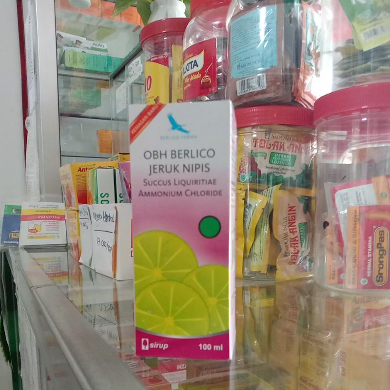 Jual OBH Berlico Jeruk Nipis 100ml sirup | Shopee Indonesia