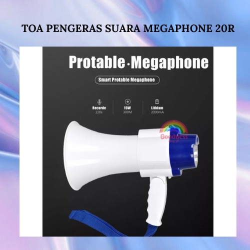 Jual TOA PENGERAS SUARA MEGAPHONE HW-20R UNTUK JUALAN KELILING, OUT ...