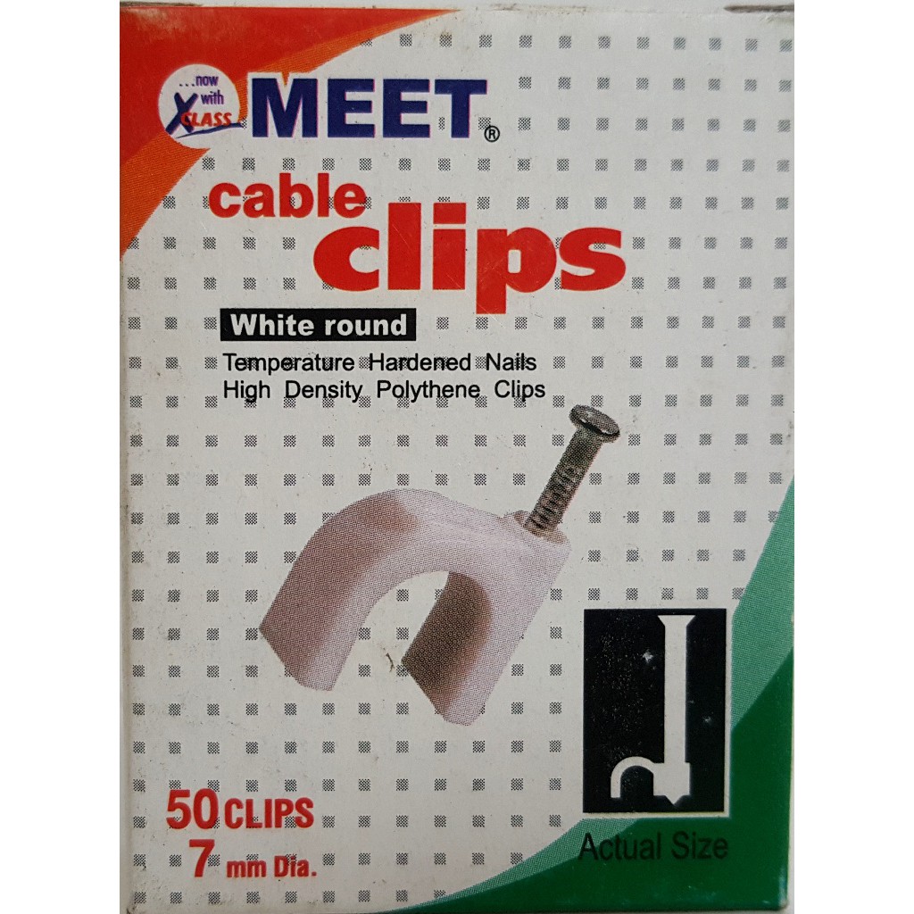 Jual Klem Kabel Np.7 (Cable Clips ) MEET isi 50 pcs | Shopee Indonesia