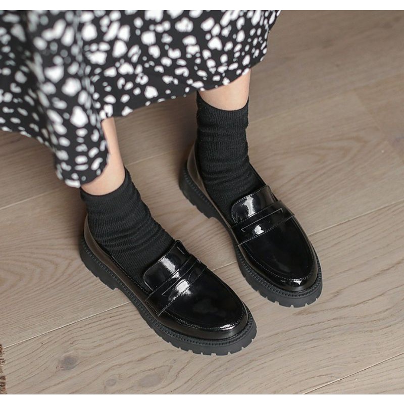 Jual Sepatu Kasual Wanita Gaya Korea 2021 Kuliah Bersol Tebal Baru ...