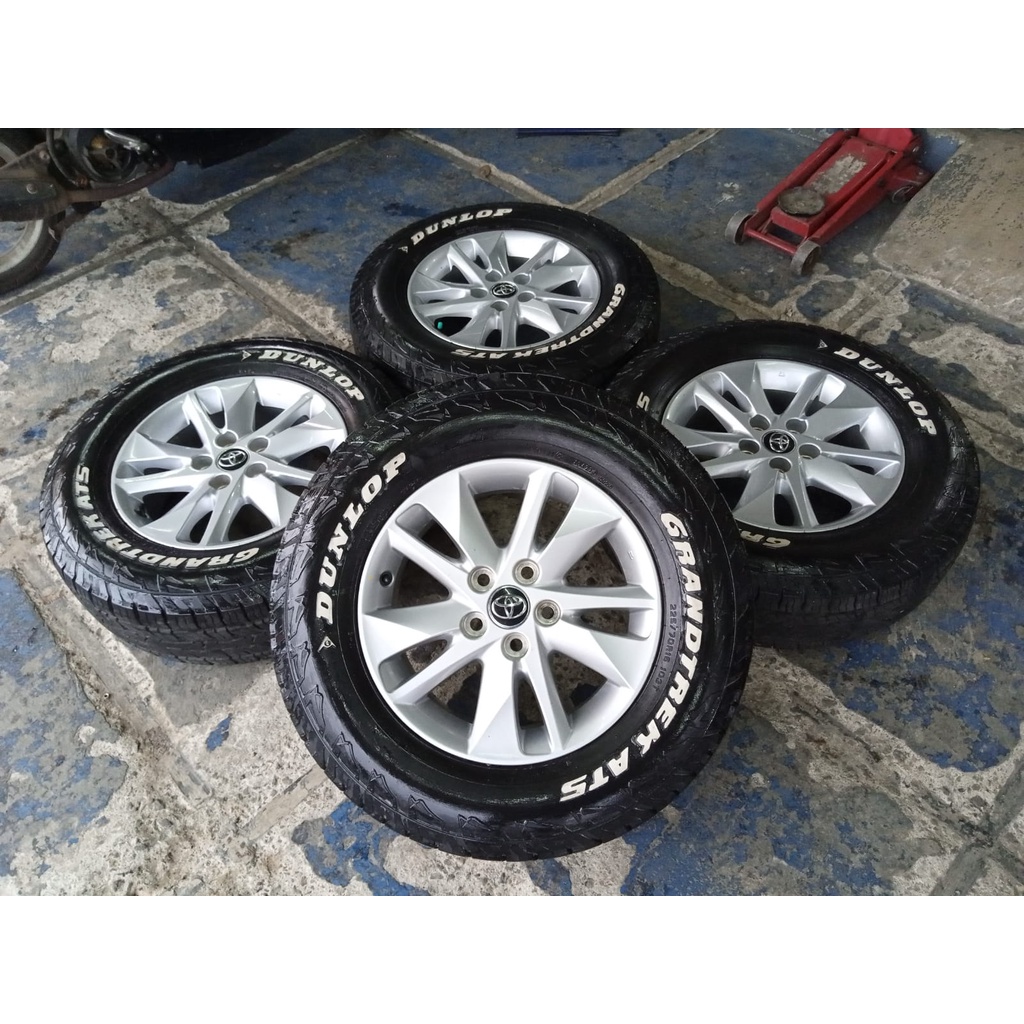 Jual velg mobil seken copotan oem innova reborn ring 16 pcd 5x114 ban ...