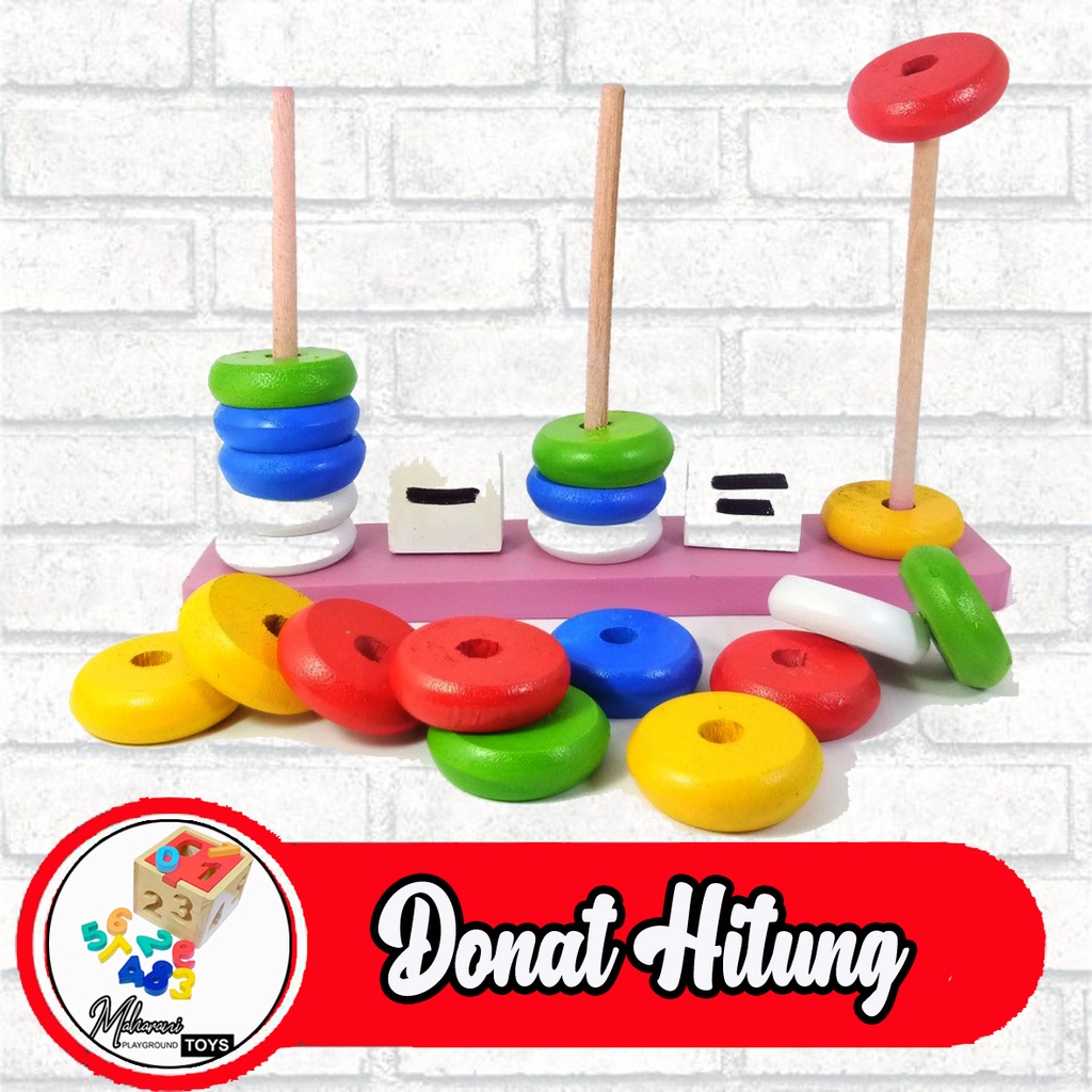Jual Donat Hitung ( Edukasi Mainan Anak ) | Shopee Indonesia