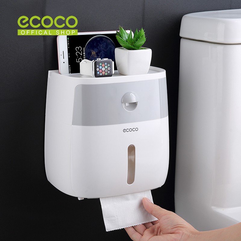 Jual Ecoco Double tissue box - Kotak tempat tisu toilet paper box ...
