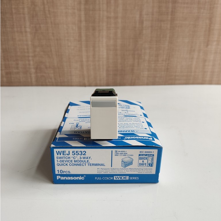 Jual Panasonic Saklar Engkel Hotel Kecil (WEJ-5532) | Shopee Indonesia