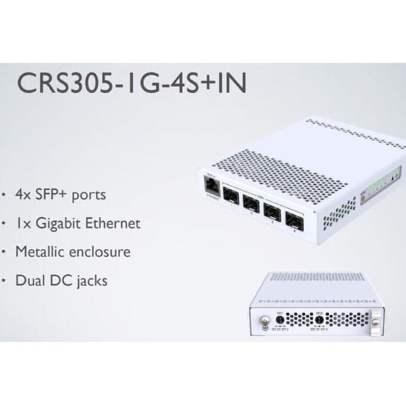 Jual MikroTik CRS 305 1G 4S+ IN CRS305-1G-4S+IN | Shopee Indonesia