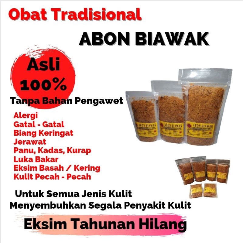 Jual Abon Biawak 60 Gr/Obat Gatal/Obat Eksim/Obat Jerawat/Obat Alergi/Biang Keringat/Dan ...