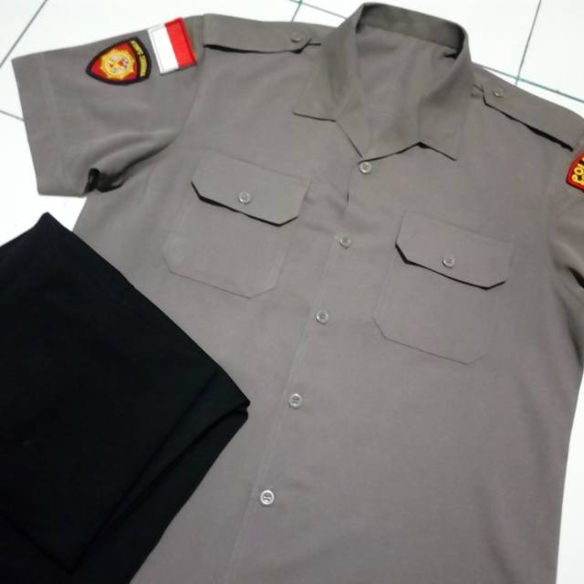 Jual Baju pdh kain superfeel bed timbul | Shopee Indonesia