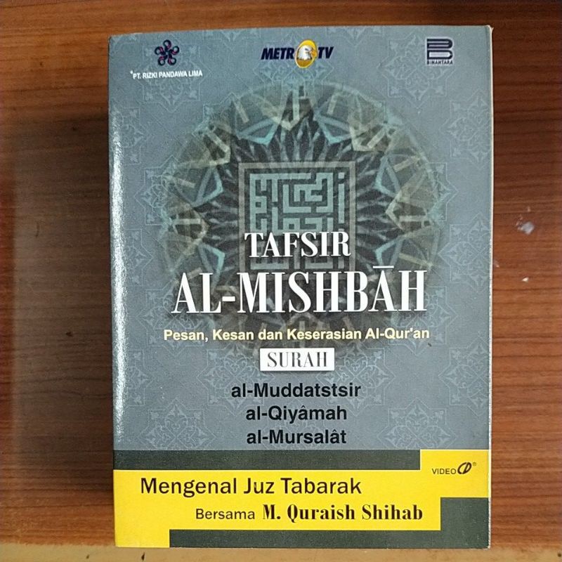 Jual Tafsir Al-Misbah bersama Quraish Shihab. Mengenal Juz Tabarak .1 Paket Isi 10 Disc | Shopee ...