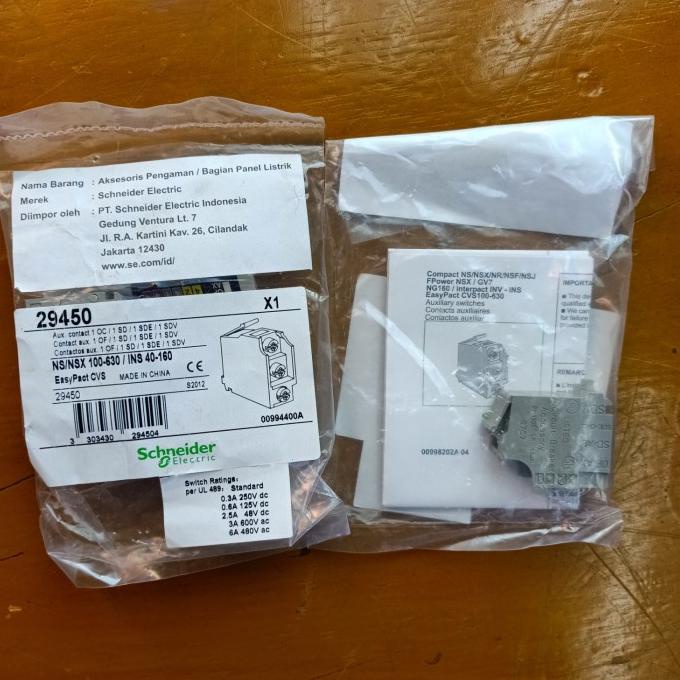 Jual Kontak Bantu Of/Sd/Sde/Sdv Mccb Nsx 29450 Schneider | Shopee Indonesia