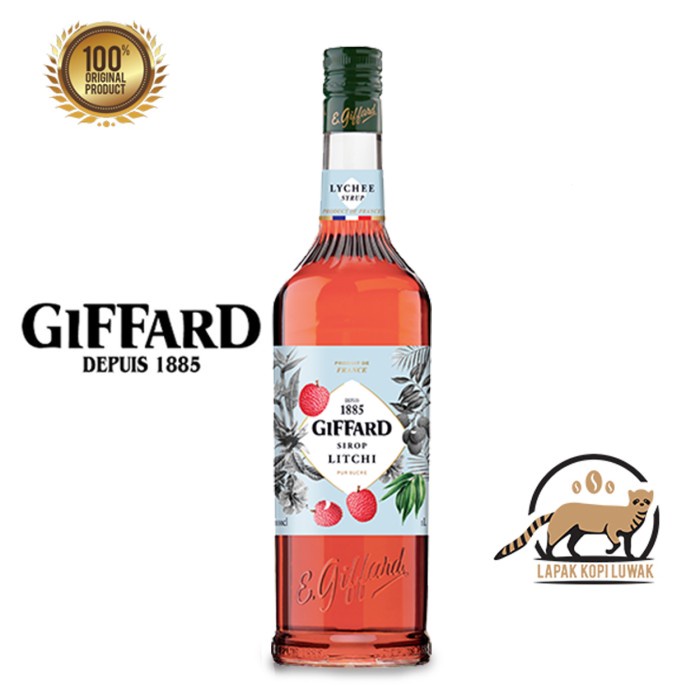 Jual Lychee Syrup merk Giffard 1 Lt | Shopee Indonesia