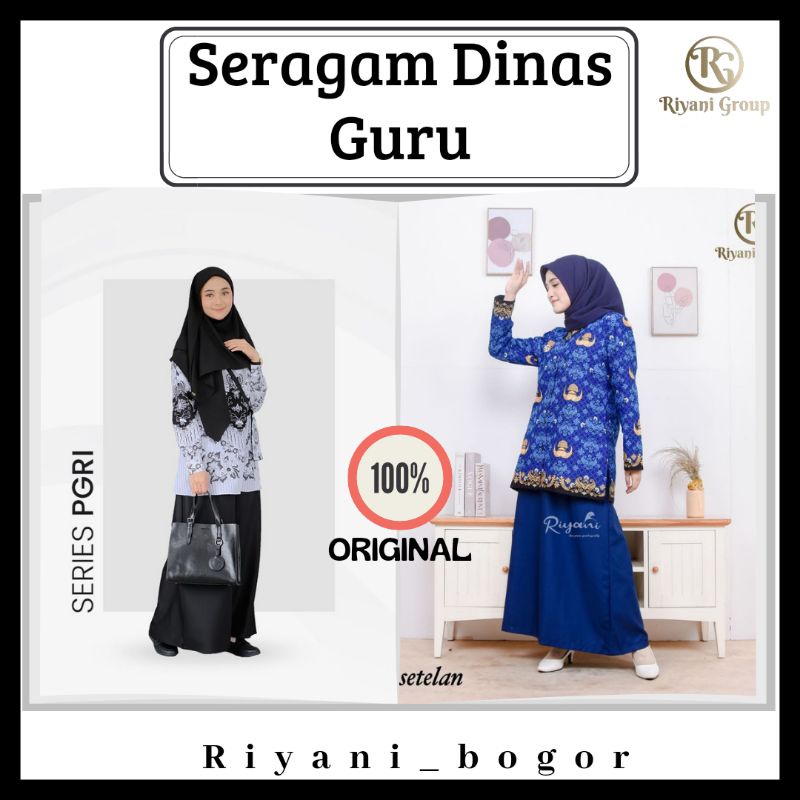 Jual SERAGAM DINAS GURU TERBARU SERAGAM PGRI SERAGAM KORPRI WANITA ...
