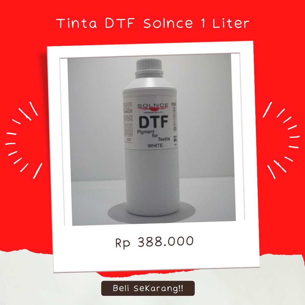Jual Tinta DTF Solnce #388 Ink Tinta Warna Khusus DTF 1 L | Shopee Indonesia