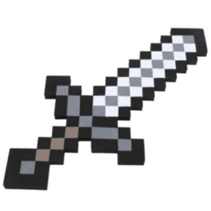 Jual TERBARU pedang senjata minecraft iron / diamond / golden sword ...