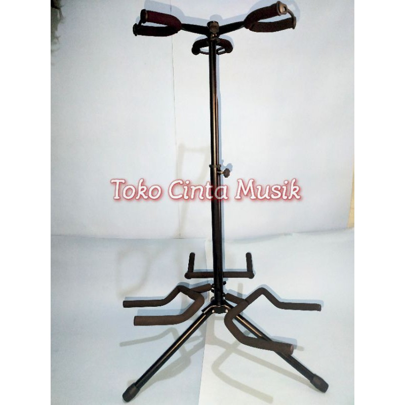 Jual Stand Gitar Triple - Dapat Bonus Pembelian | Shopee Indonesia