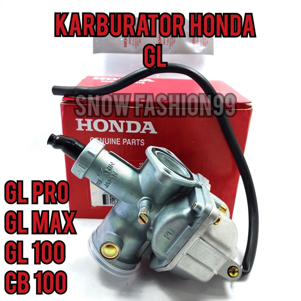 Jual KARBURATOR CARBURATOR HONDA GL PRO,GL 100,GL MAX,CB 100 KUALITAS ASLI ORIGINAL | Shopee ...