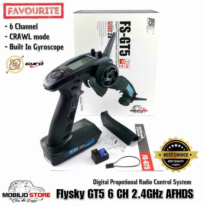 Jual Flysky Gt5 6 Channel Digital Propo Radio Control Fs-Gt5 ...