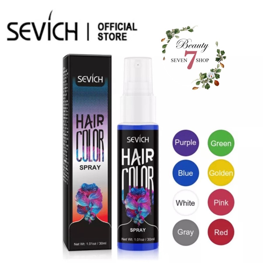 Jual HAIRSPRAY WARNA MERMAID COLOR SEVICH/HAIR COLOR SPRAY LIQUID ...