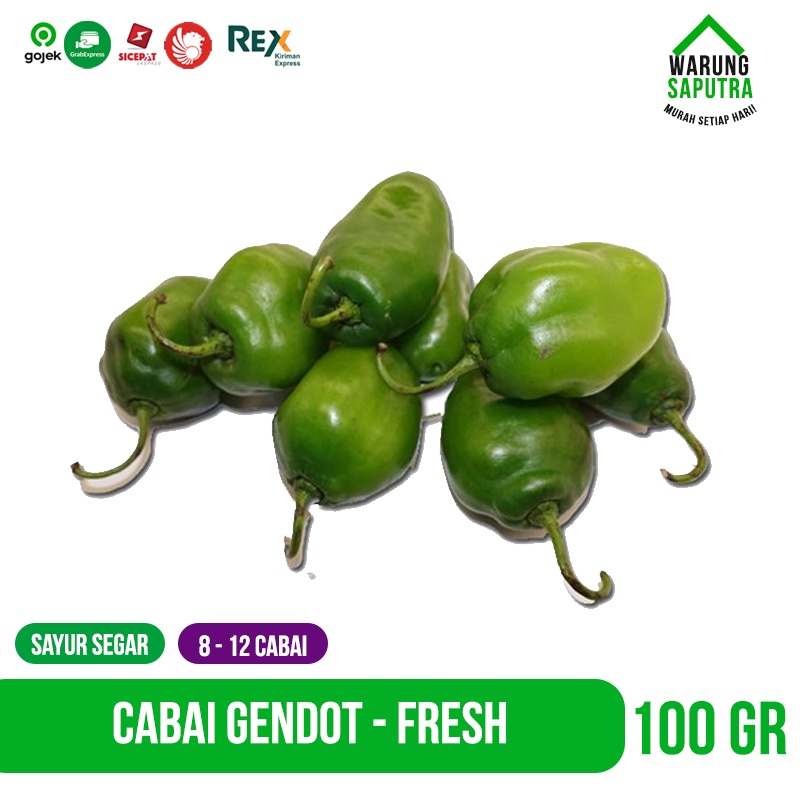 Jual Cabai Cabe Gendot Hijau Segar 100g Bandung | Shopee Indonesia