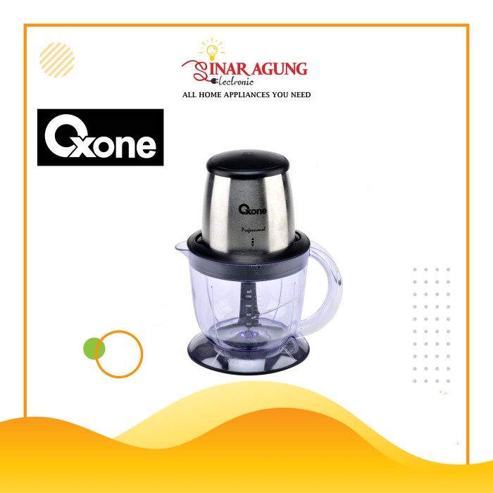 Jual FOOD JUMBO CHOPPER / BLENDER DAGING / BUMBU OXONE OX 272 / OX-272 | Shopee Indonesia