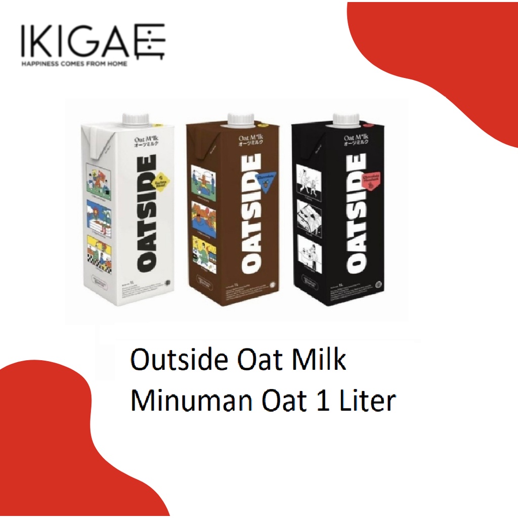 Jual OATSIDE OAT MILK / SUSU OAT / MINUMAN SEHAT KEMASAN 1 LITER ...