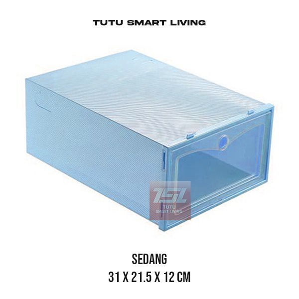 Jual TUTU Kotak Sepatu/ Tempat Penyimpanan / Kotak Lipat Serbaguna ...