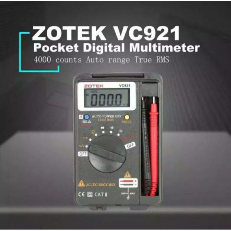 Jual ZOTEK AVOMETER DIGITAL TIPE VC921 POCKET AVOMETER | Shopee Indonesia