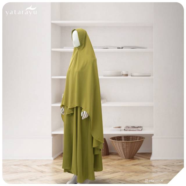 Jual HILYAH Gamis Set (Lime) | Shopee Indonesia