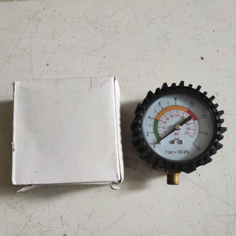 Jual Manometer for inflator 3in1/pressure gauge for TG3(220bar/psi ...