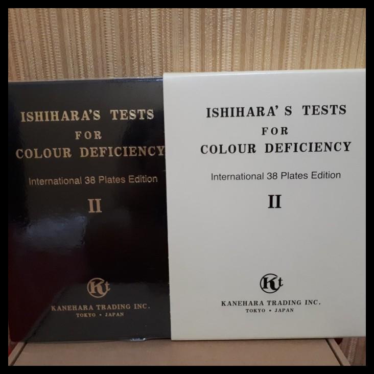 Jual TERBARUU!! buku tes buta warna Isihara ishihara 38 plate limited ...